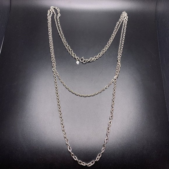 Sarah Coventry | Jewelry | Sarah Coventry Long Layered Chain Necklace ...